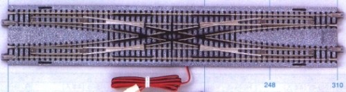 20-210 Double Crossover Track - Train Trax