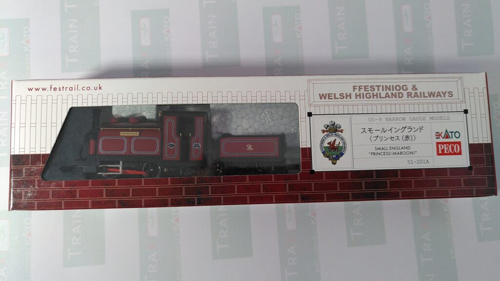 51-201-A Ffestiniog Railway 0-4-0 Princess Steam Locomotive - Train Trax
