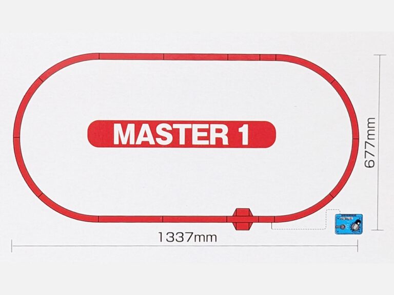 20-852 M1 Kato Unitrack Basic Oval With Kato Controller (BM1) - Train Trax