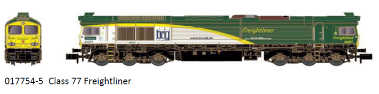 17754-5/K10834 *Freightliner Class 77 Diesel Locomotive VI (1:160 ...
